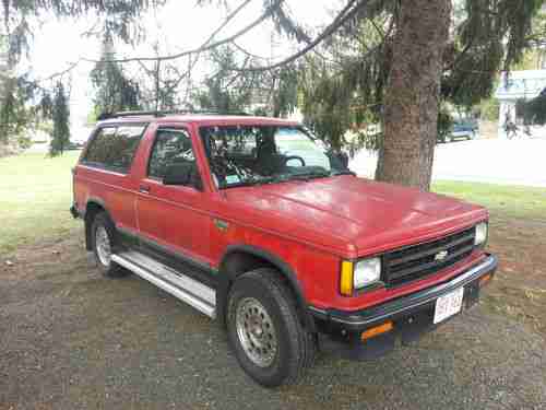 Buy Used 1989 Chevrolet S10 Blazer Base Sport Utility 2 Door 4 3l In