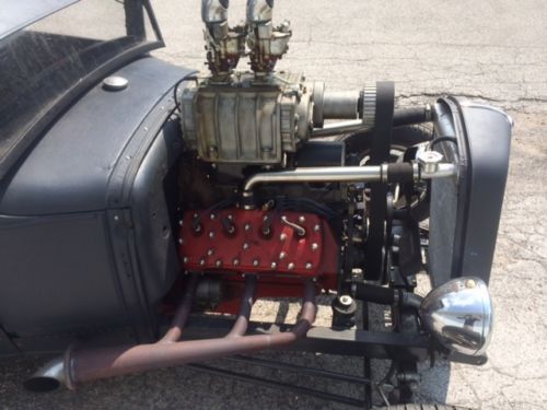 Purchase Used 1931 31 Ford Model A Coupe Rat Rod Flathead Chopped Top